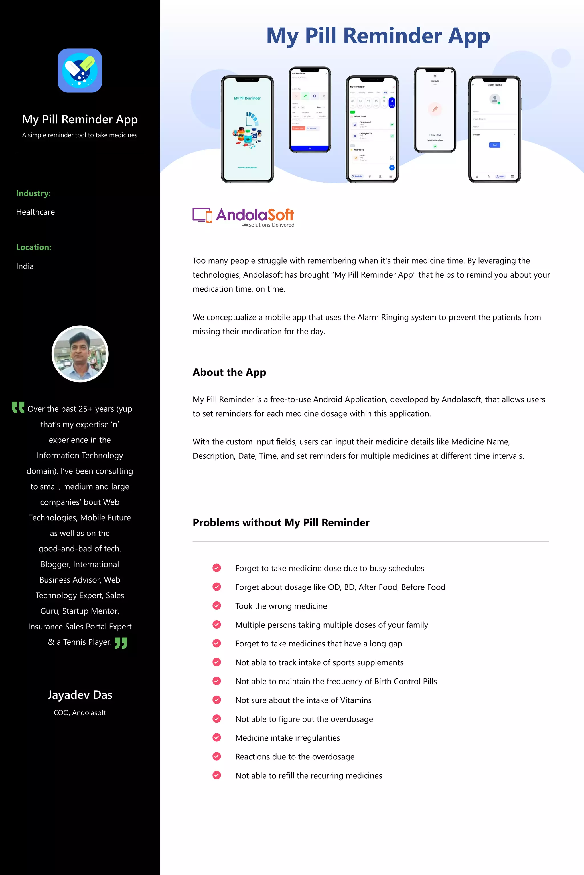 My Pill Reminder-Free Pill Reminder And Medication Tracker App | PDF