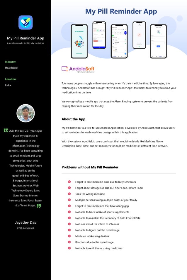 My Pill Reminder-Free Pill Reminder And Medication Tracker App | PDF