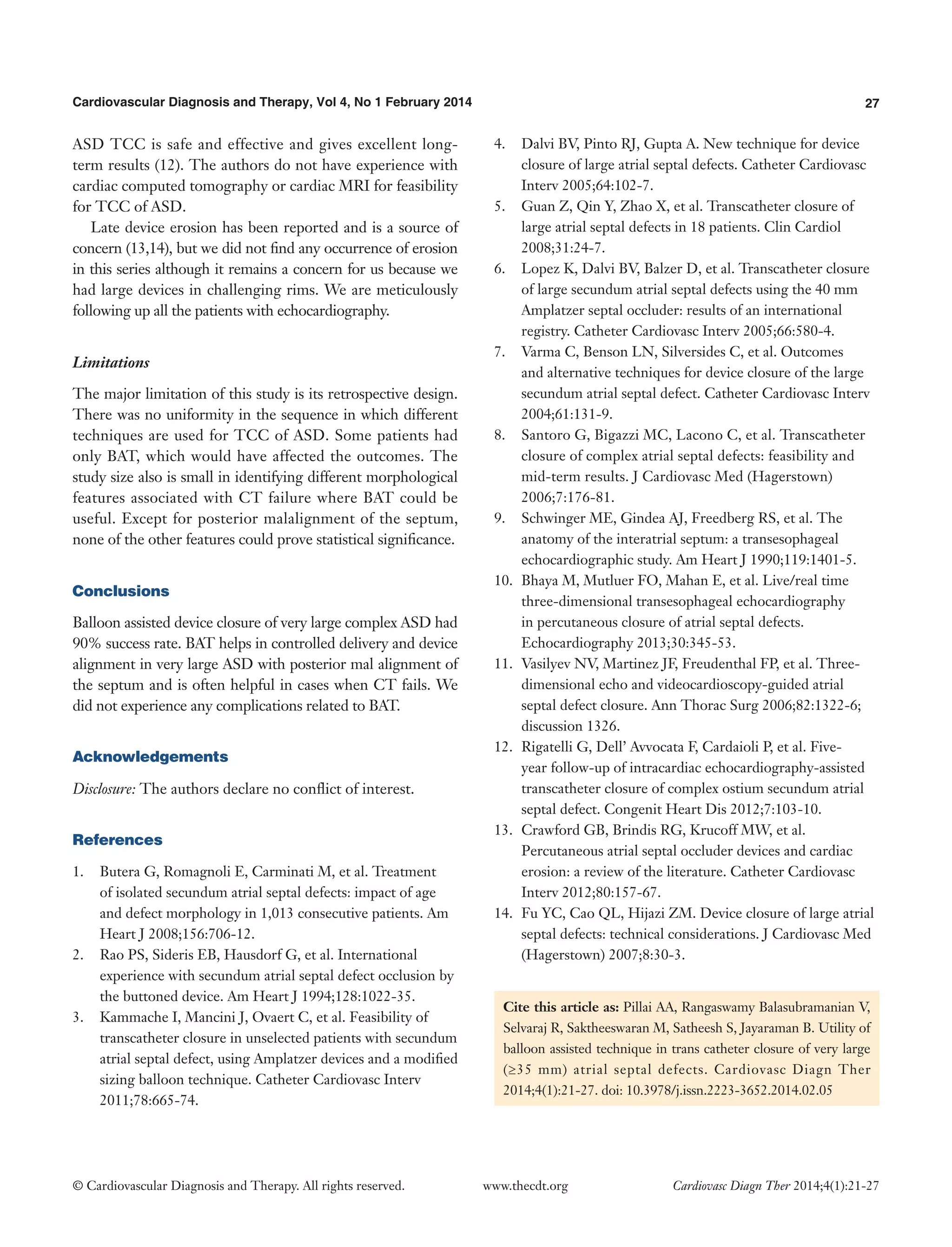 Utility of balloon assisted technique in trans catheter closure of very ...