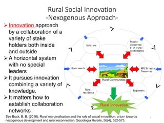 Potential of ICT for rural social innovation | PPT