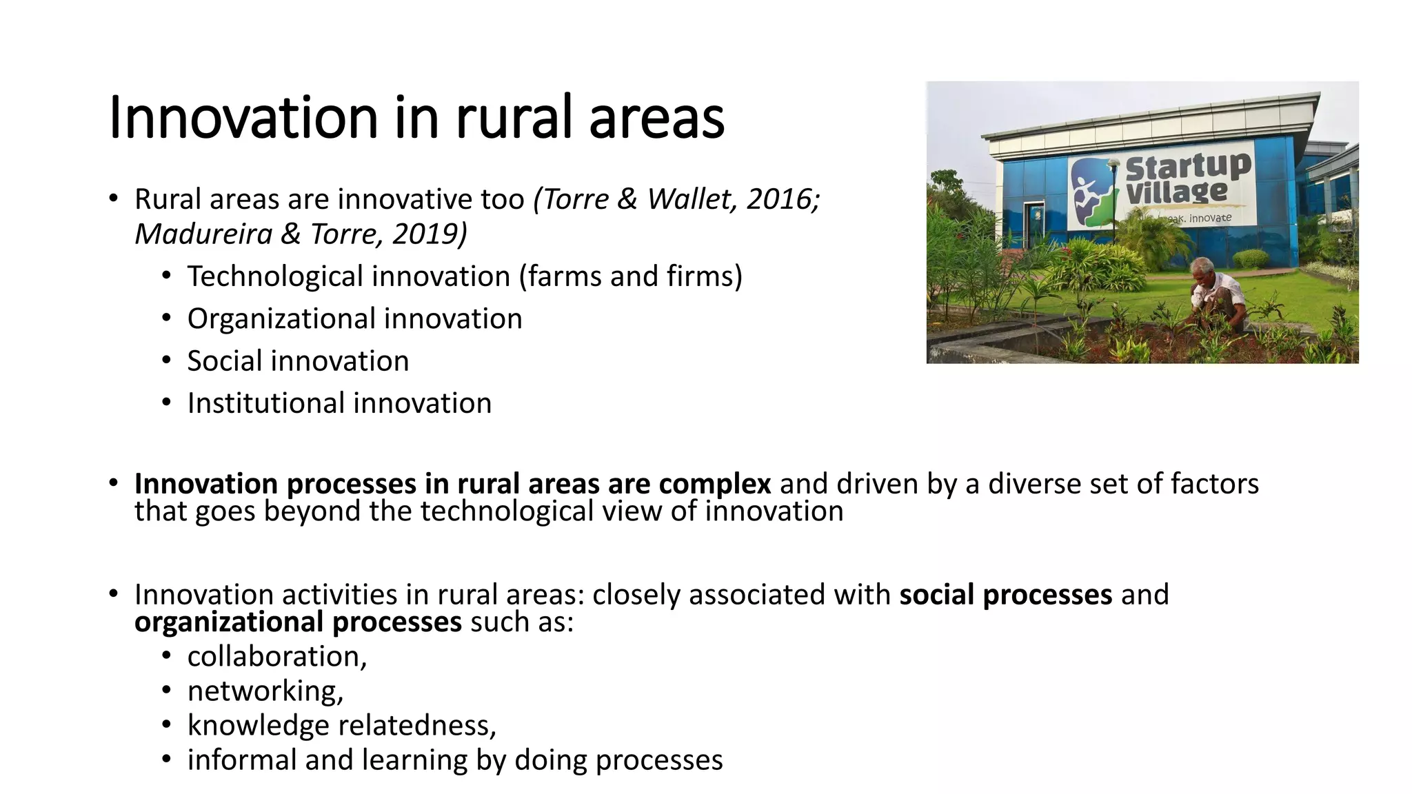 Innovative strategies for rural well-being | PPT