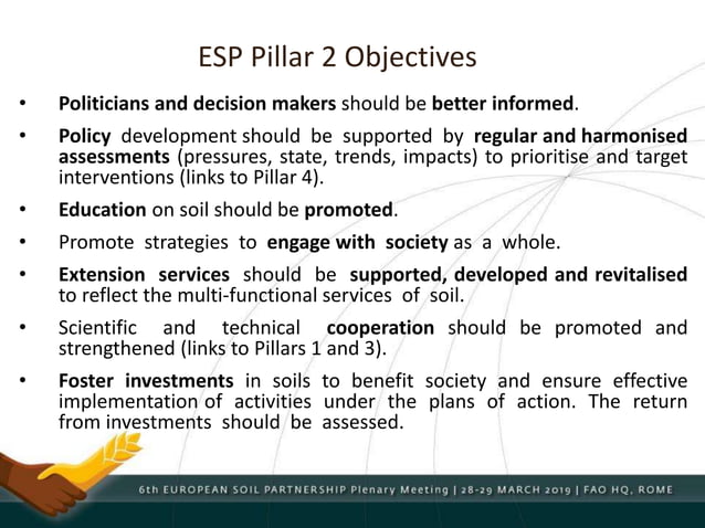 ESP work progress on Pillar 2 | PPT