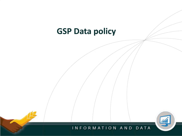 GSP Data Policy | PPT
