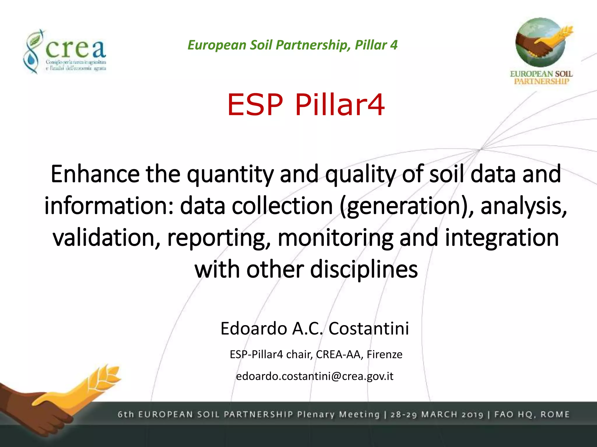 ESP work progress on Pillar 4 | PPTX