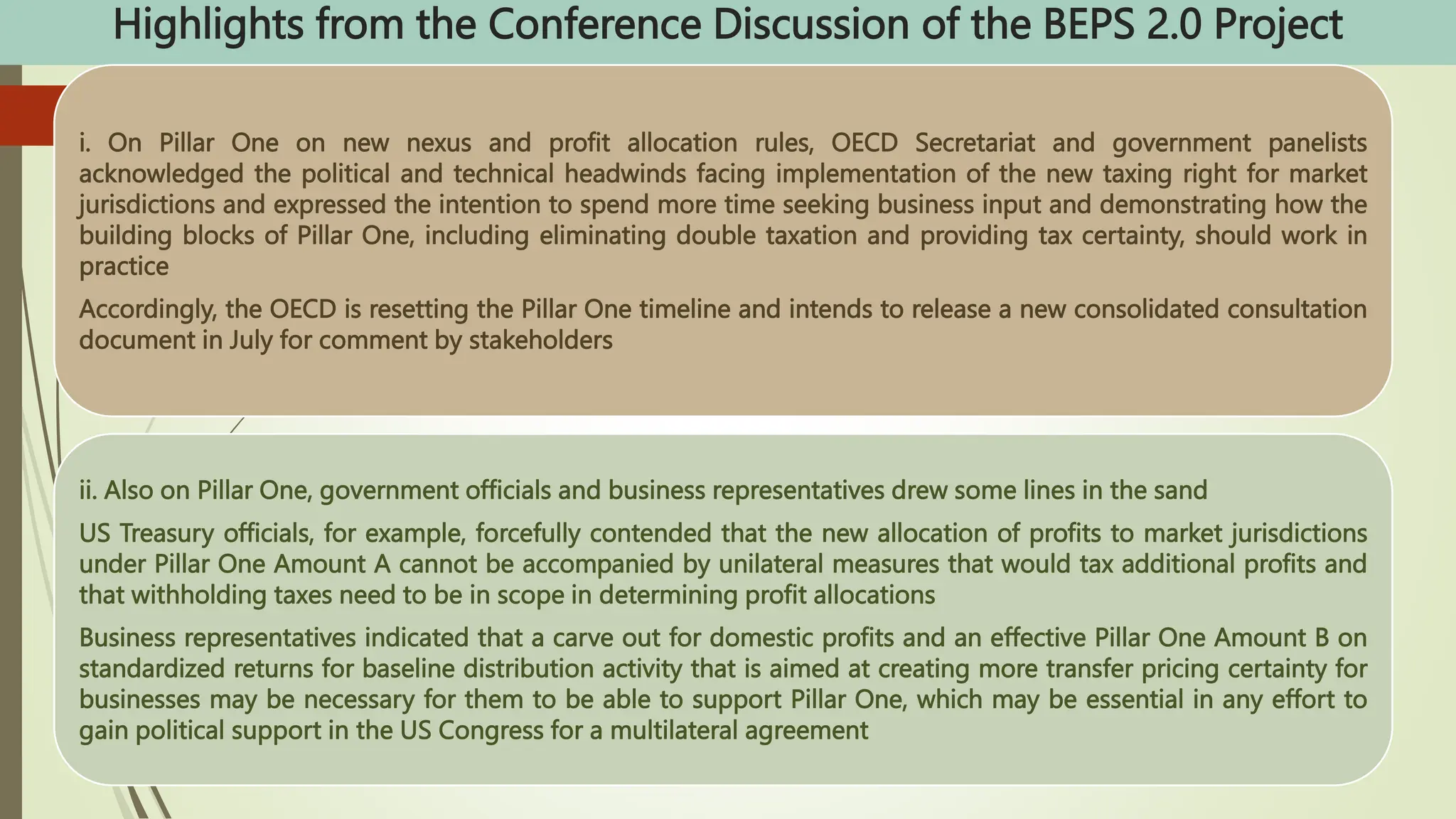 Pillar and Pillar 2 for Ghana Tax Conference - Prof Oyedokun.pptx
