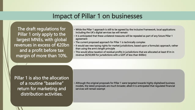 Pillar and Pillar 2 for Ghana Tax Conference - Prof Oyedokun.pptx ...