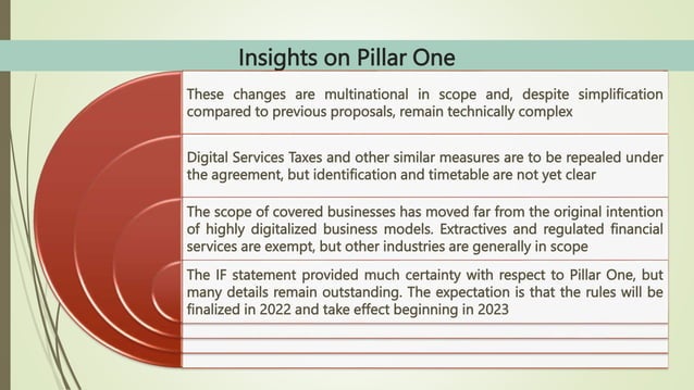 Pillar and Pillar 2 for Ghana Tax Conference - Prof Oyedokun.pptx ...