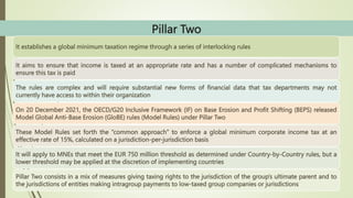 Pillar and Pillar 2 for Ghana Tax Conference - Prof Oyedokun.pptx