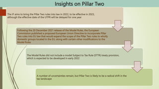 Pillar and Pillar 2 for Ghana Tax Conference - Prof Oyedokun.pptx