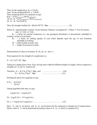 Pillar design - a case study | PDF