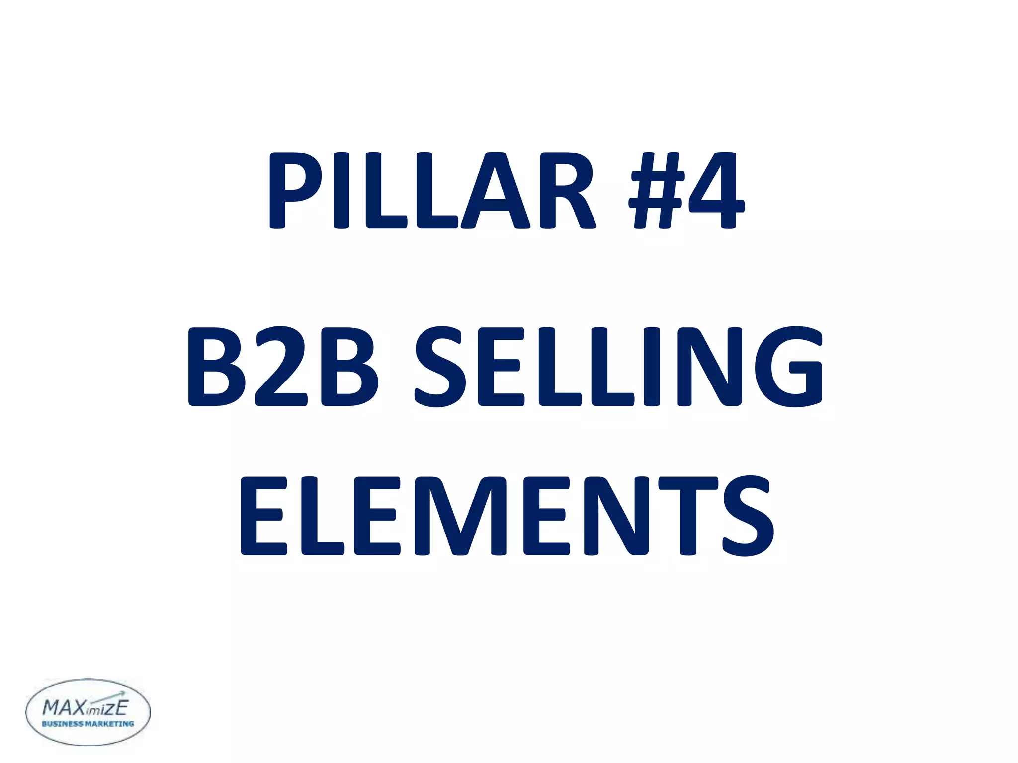5 Pillars of B2B Marketing & Sales Success | PPTX