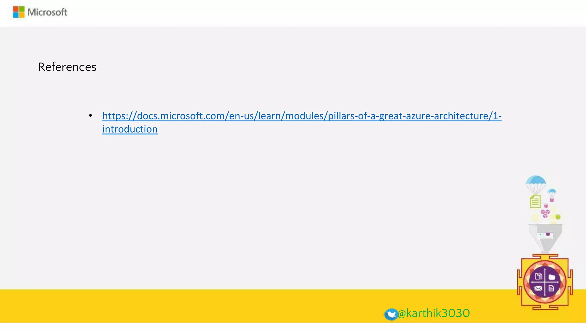Pillars of great Azure Architecture | PPTX