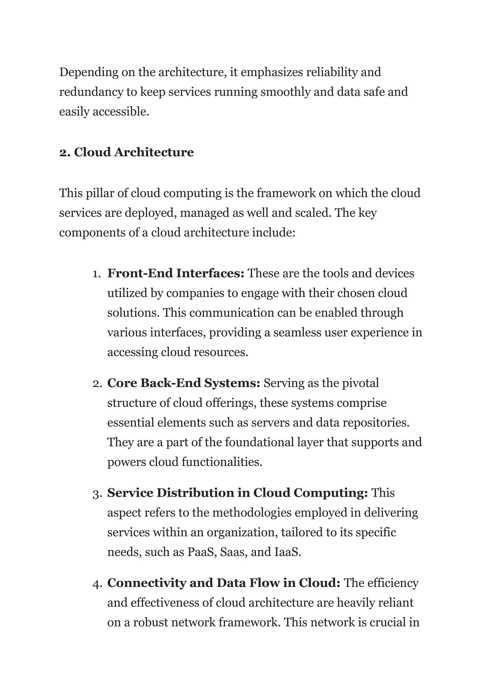 Pillars Of Cloud Computing: Decoding The Fundamentals | PDF | Cloud Computing | Internet