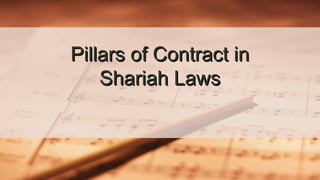 Pillars of contract | PPT