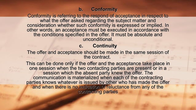 Pillars of contract | PPT
