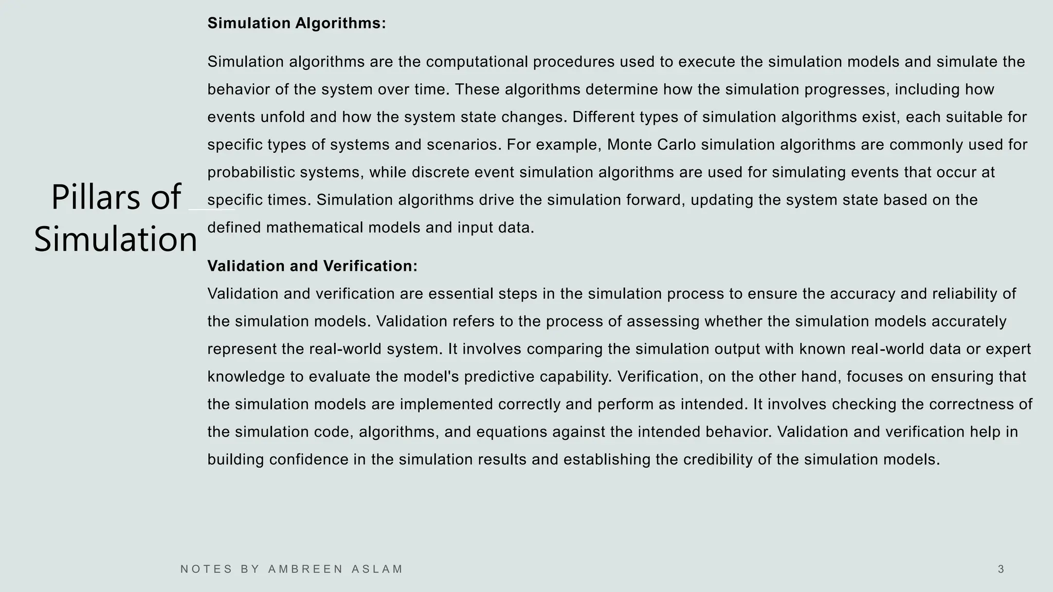 Pillars of simulation.pptx power point slide C++ | PPT