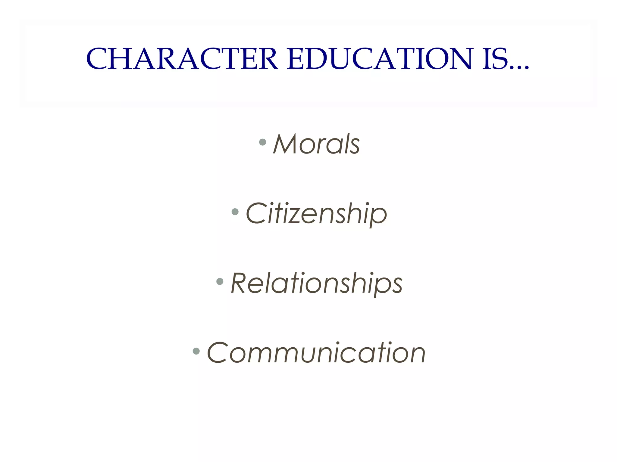 Pillars presentation (character education) | PPT