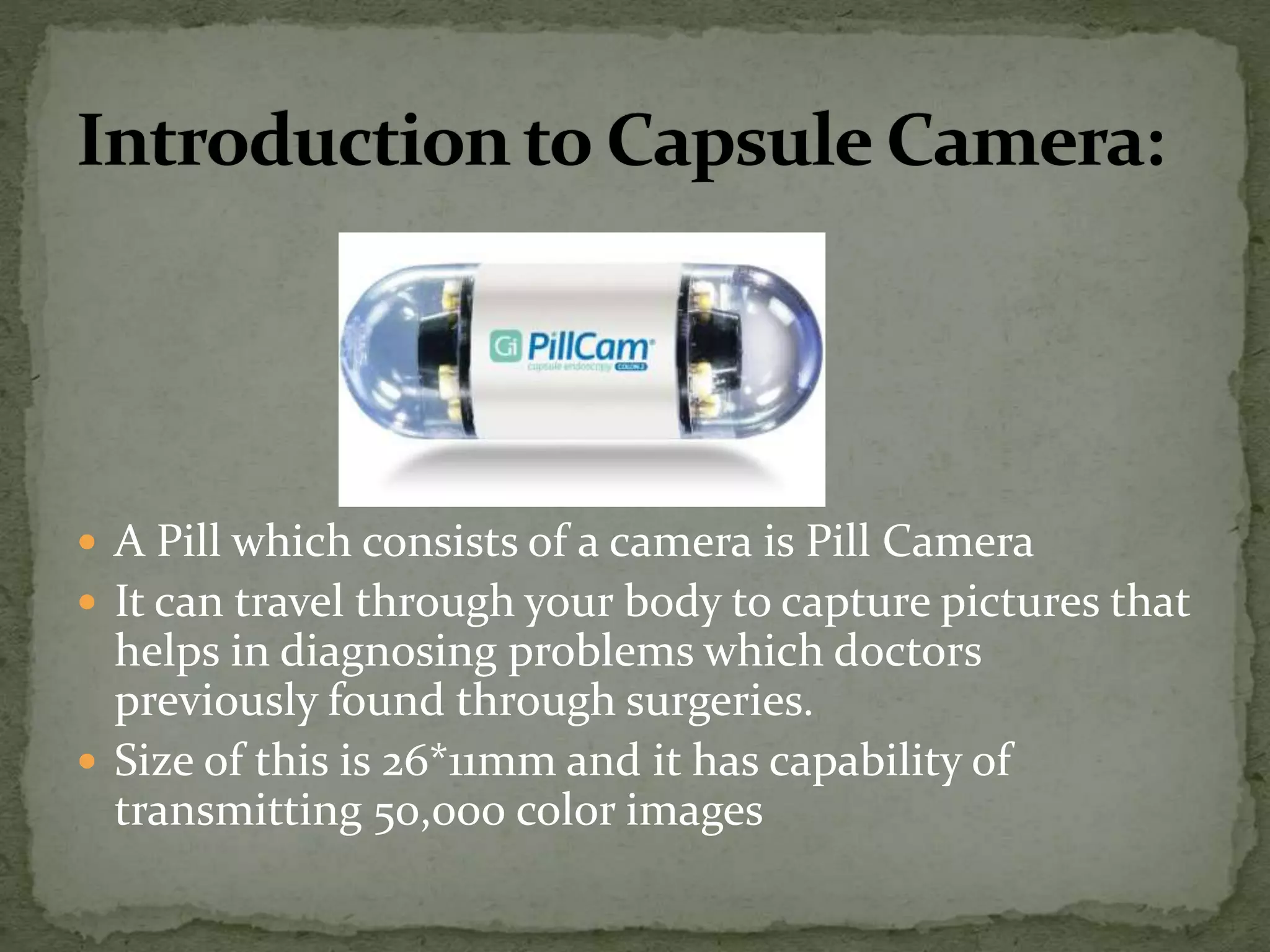 Pill camera | PPTX