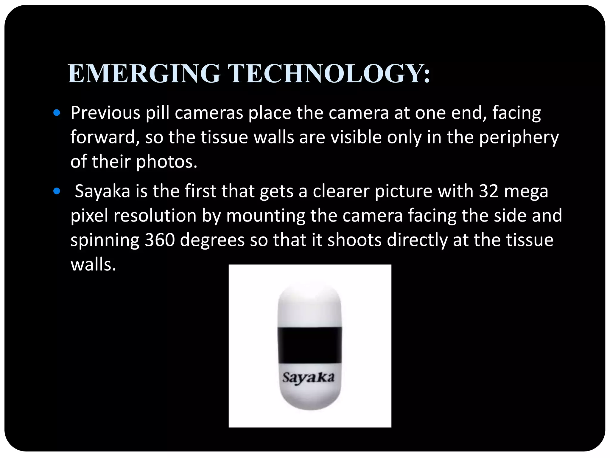 Pill camera Technology | PPTX