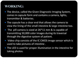 Pill camera Technology | PPTX