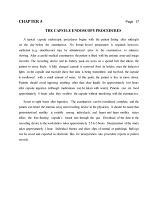 Pill camera documentation | DOCX