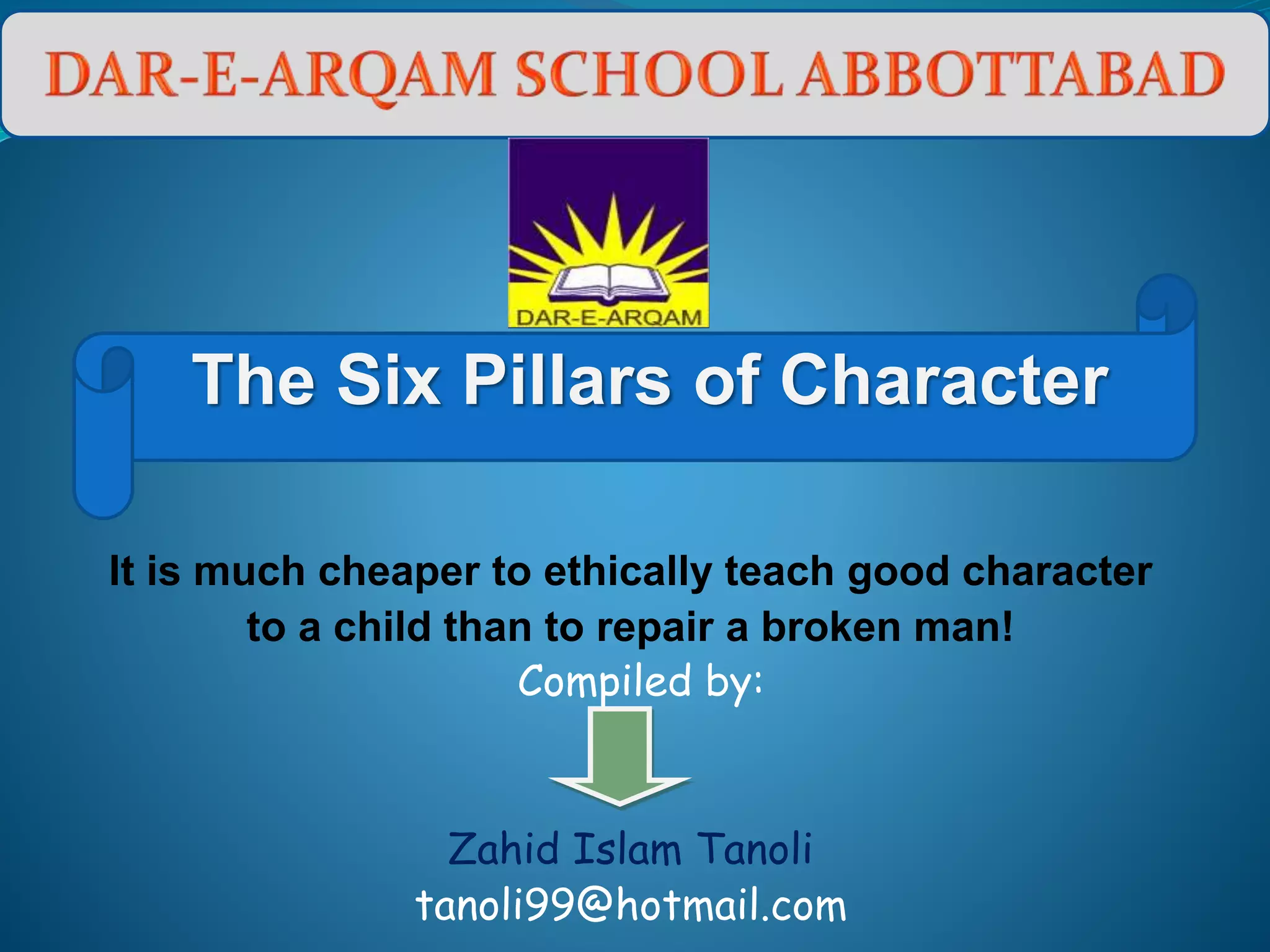Pillers of character Education.pptx