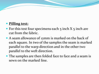 Pilling on fabric surfaces | PPT