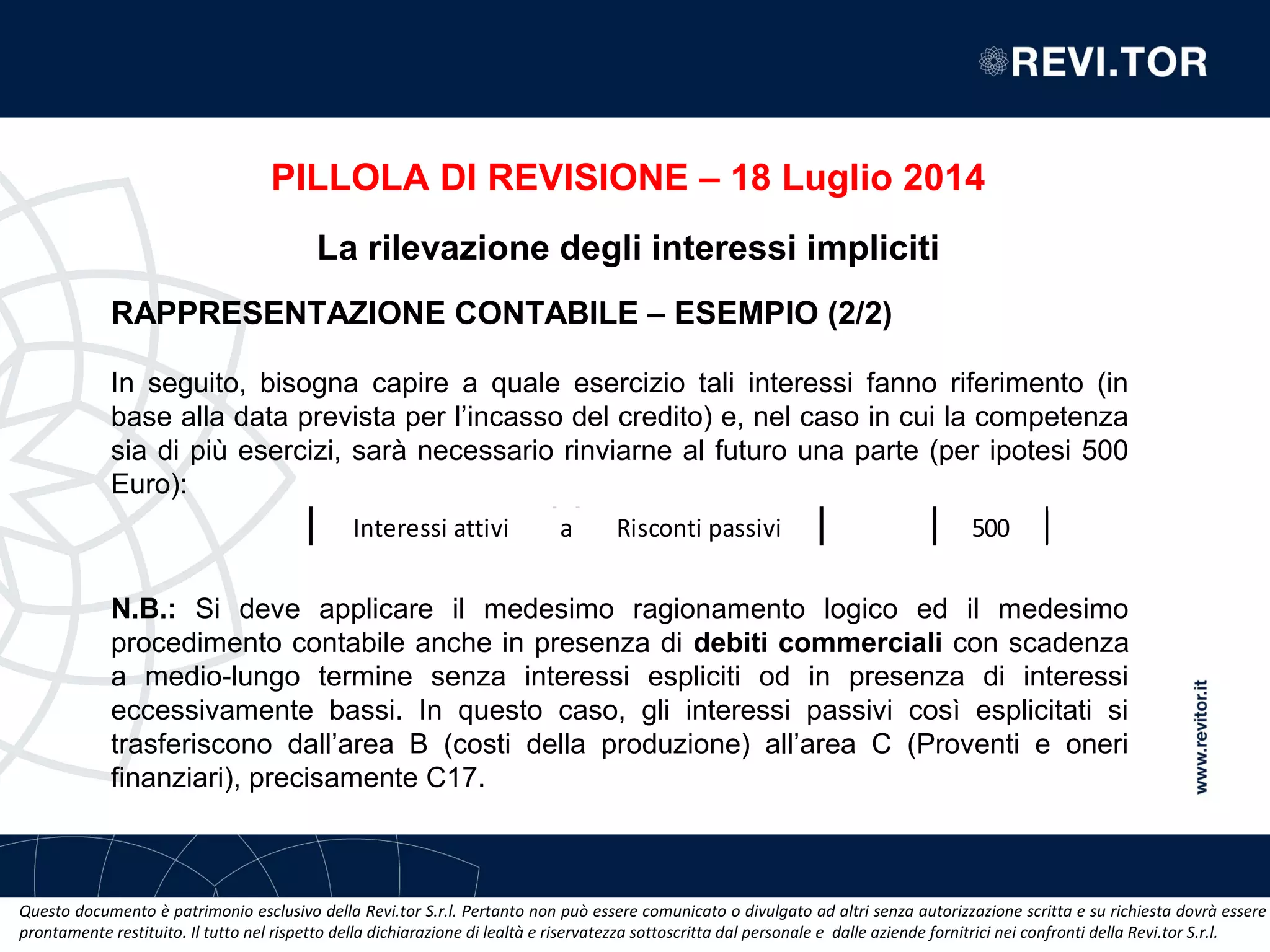 LA RILEVAZIONE DEGLI INTERESSI IMPLICITI | PPT