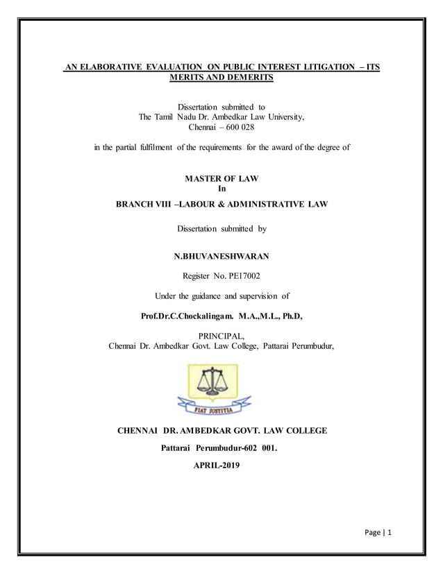 Pil ml desertation corrected final draft | PDF