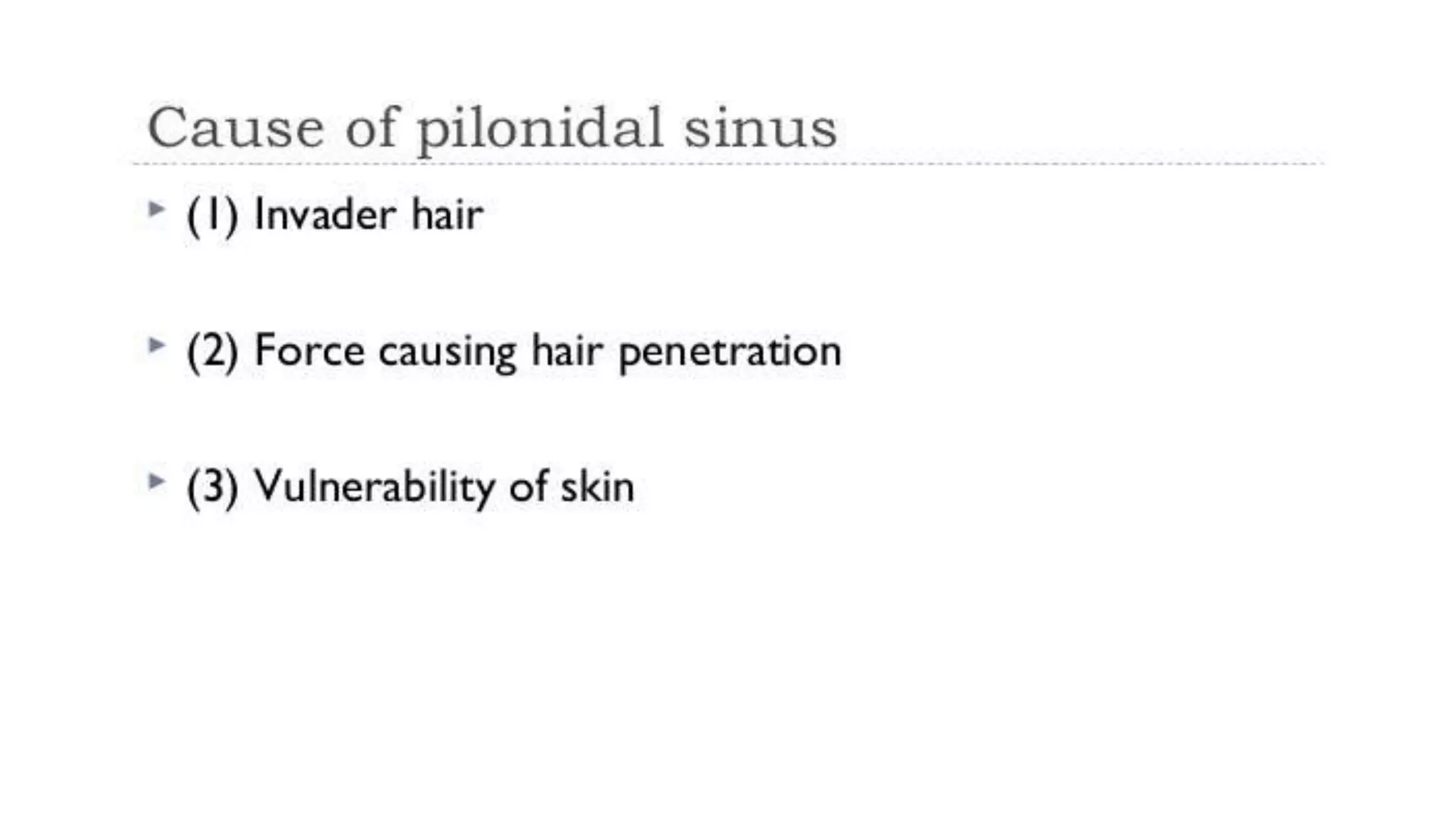 Pilonidal sinus disease | PPTX