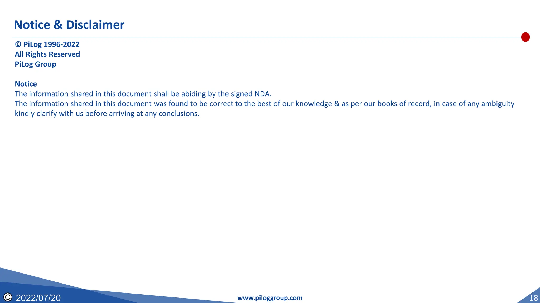 Digital Transformation Company --- PiLog | PDF