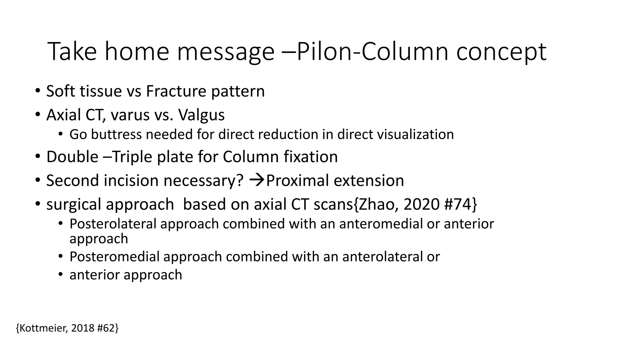 Ankle Fracture :Pilon Map Column Concept | PPTX
