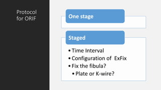Ankle Fracture :Pilon Map Column Concept | PPTX
