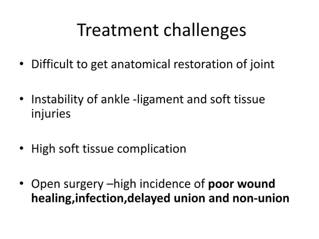 Pilon fracture | PPTX | Death, Injury, or Military Conflict | Sensitive ...
