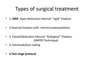 Pilon fracture | PPTX