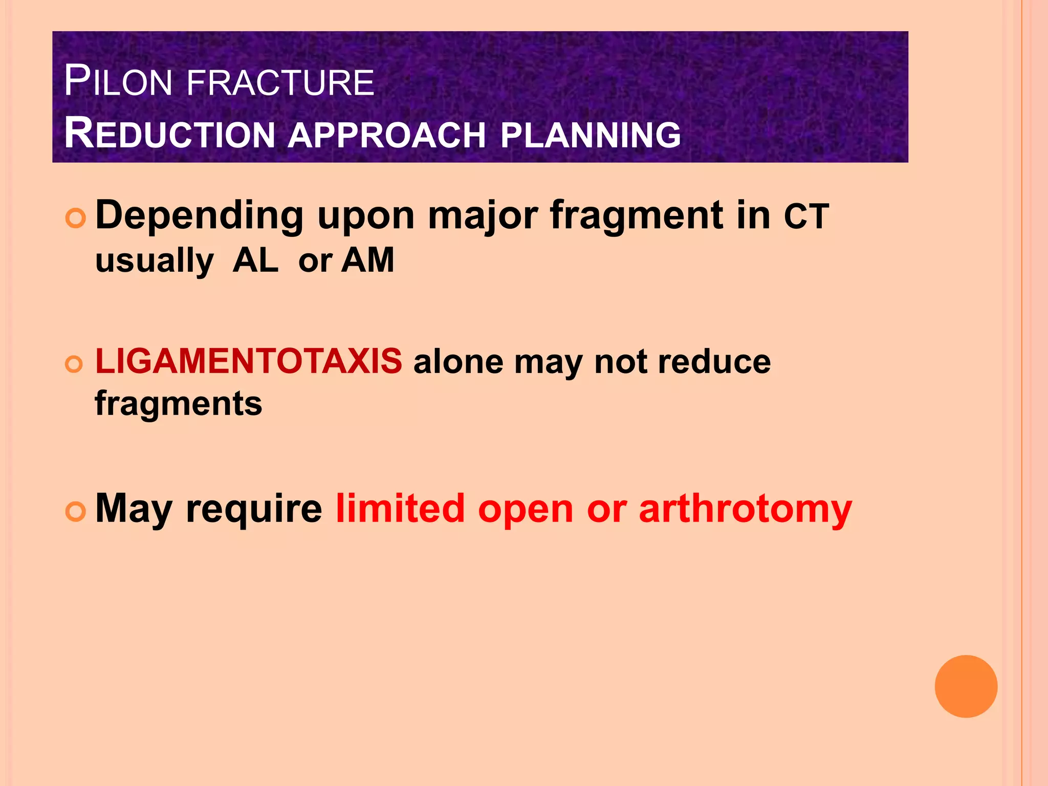 Pilon fractures reduction and fixation technics-dr mohamed ashraf-govt ...