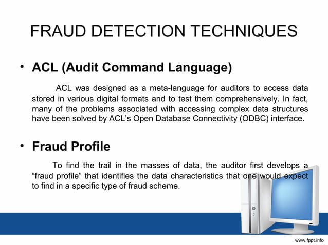 Fraud Detection Techniques | PPT