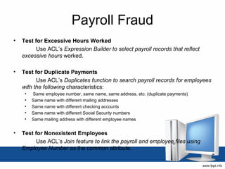 Fraud Detection Techniques | PPT