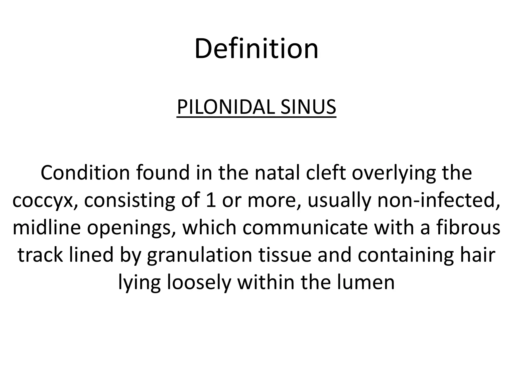 Pilonidal Disease | PPTX