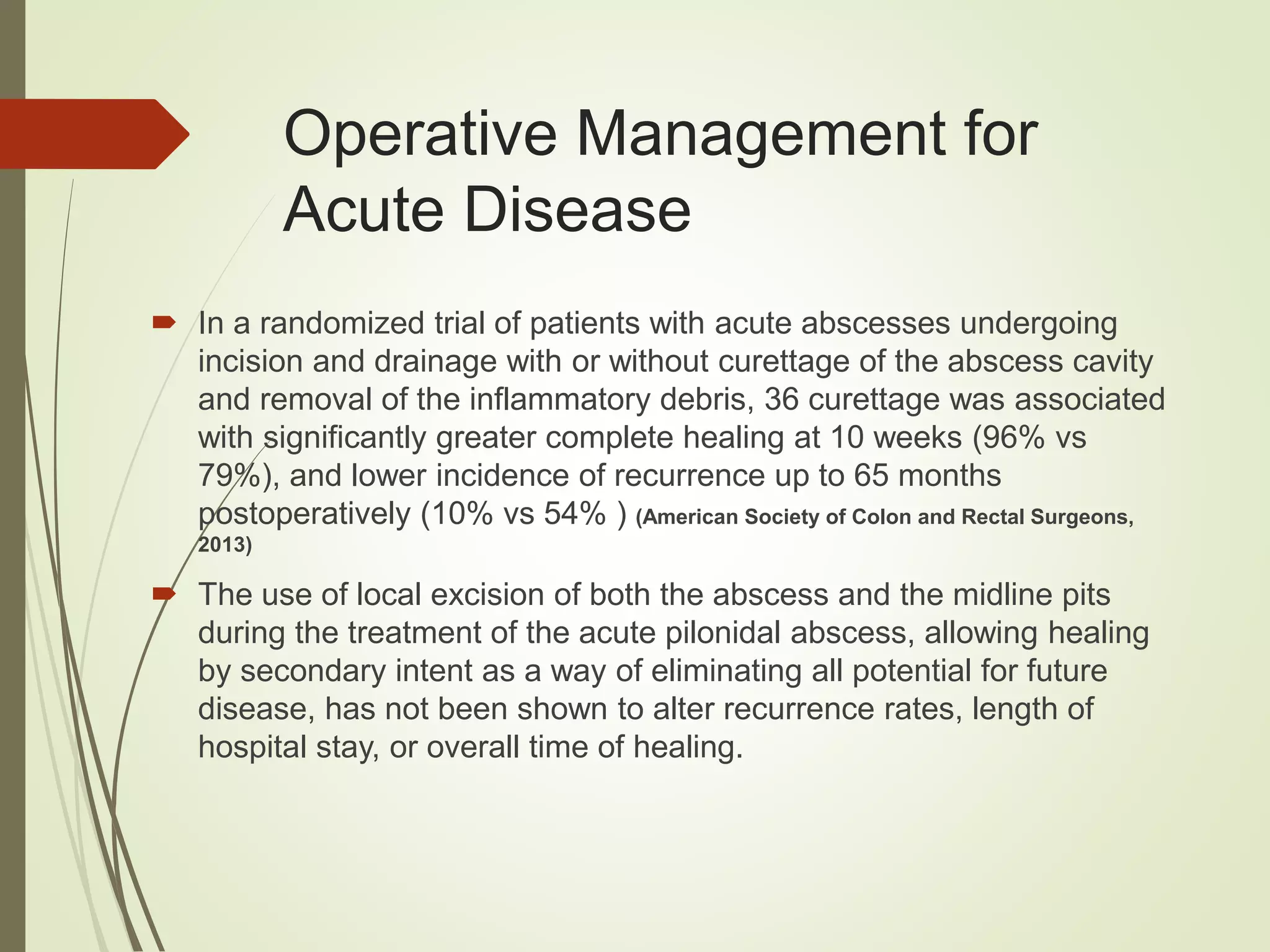 Pilonidal Disease Management Approach | PPTX