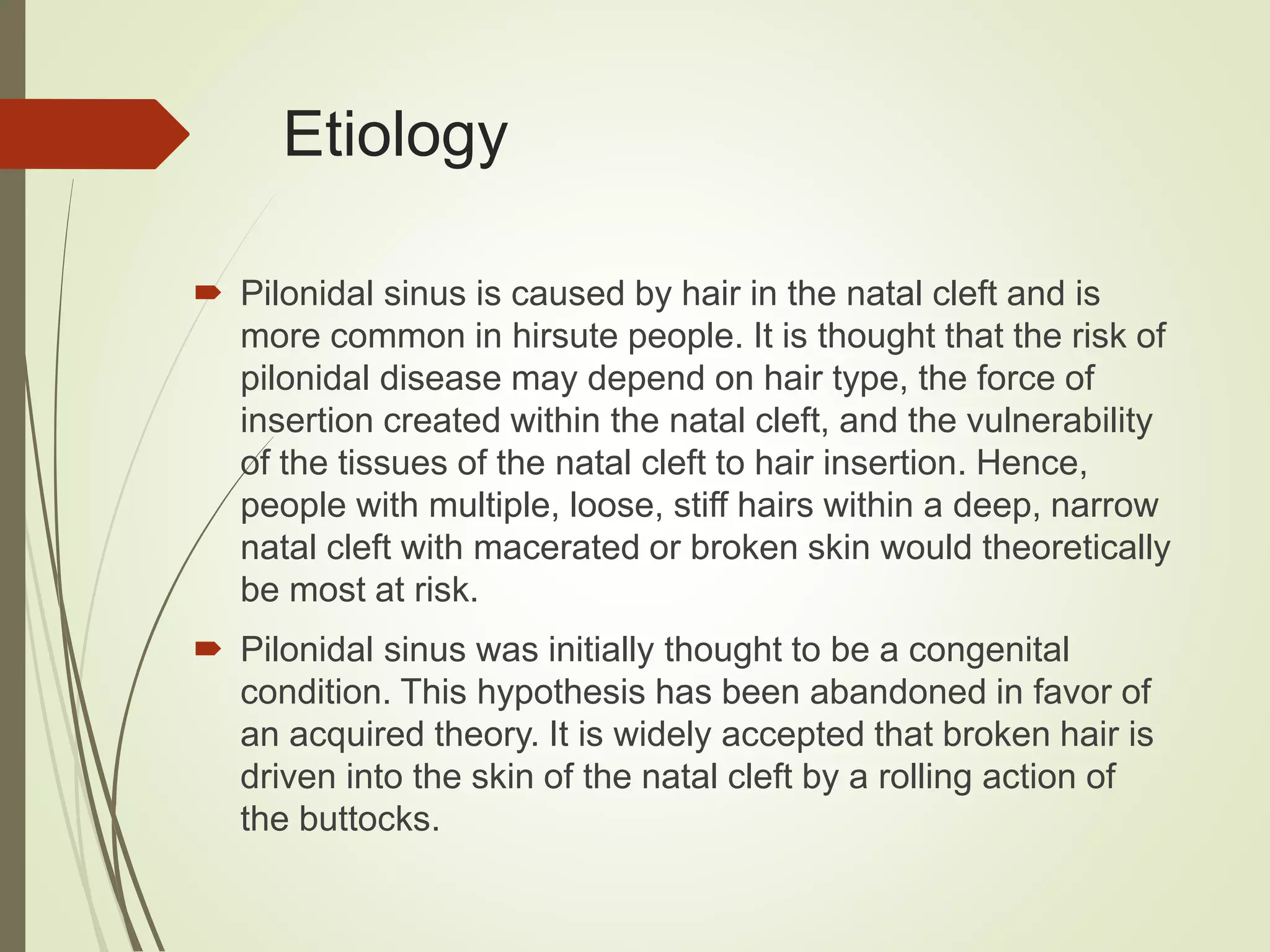 Pilonidal Disease Management Approach | PPTX
