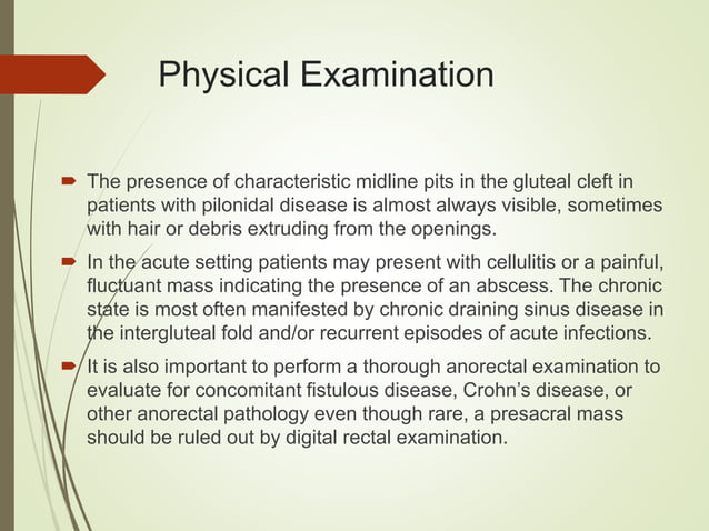 Pilonidal Disease Management Approach | PPTX | Ear, Nose and Throat ...