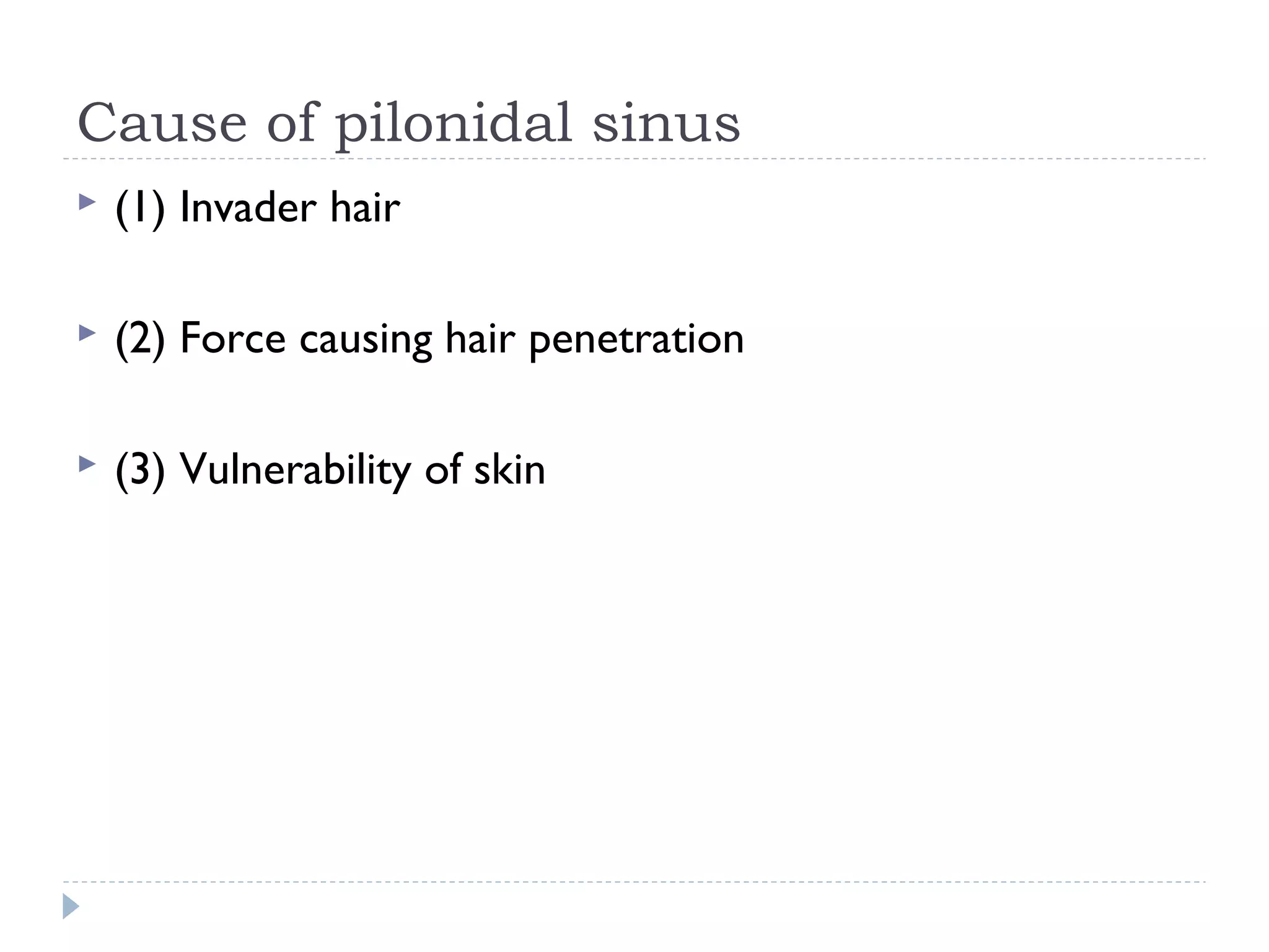 Pilonidal sinus | PPT