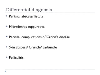 Pilonidal sinus | PPT