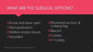 Pilonidal Sinus: Which Operation? | PPTX