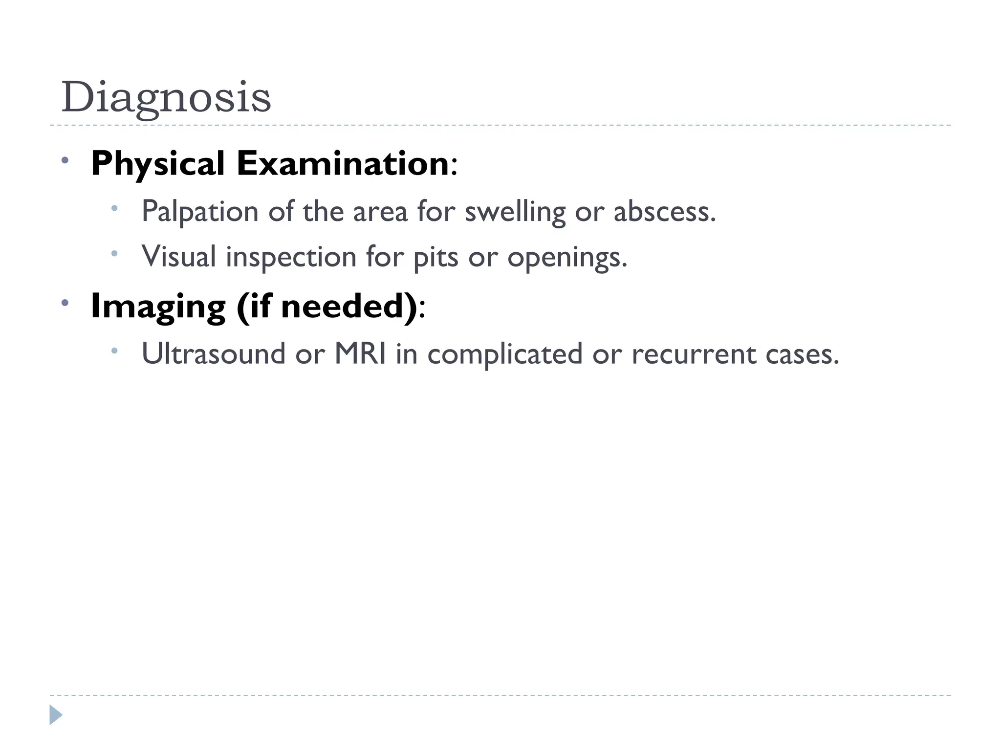 Pilonidal Sinus Definition types history examination treatment | PPT