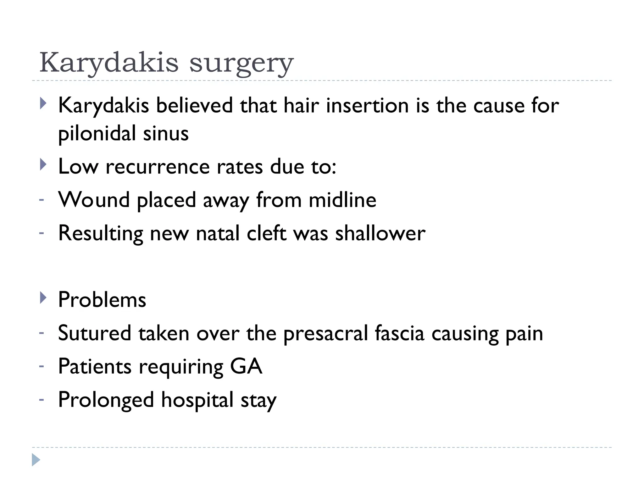 Pilonidal Sinus Definition types history examination treatment | PPT