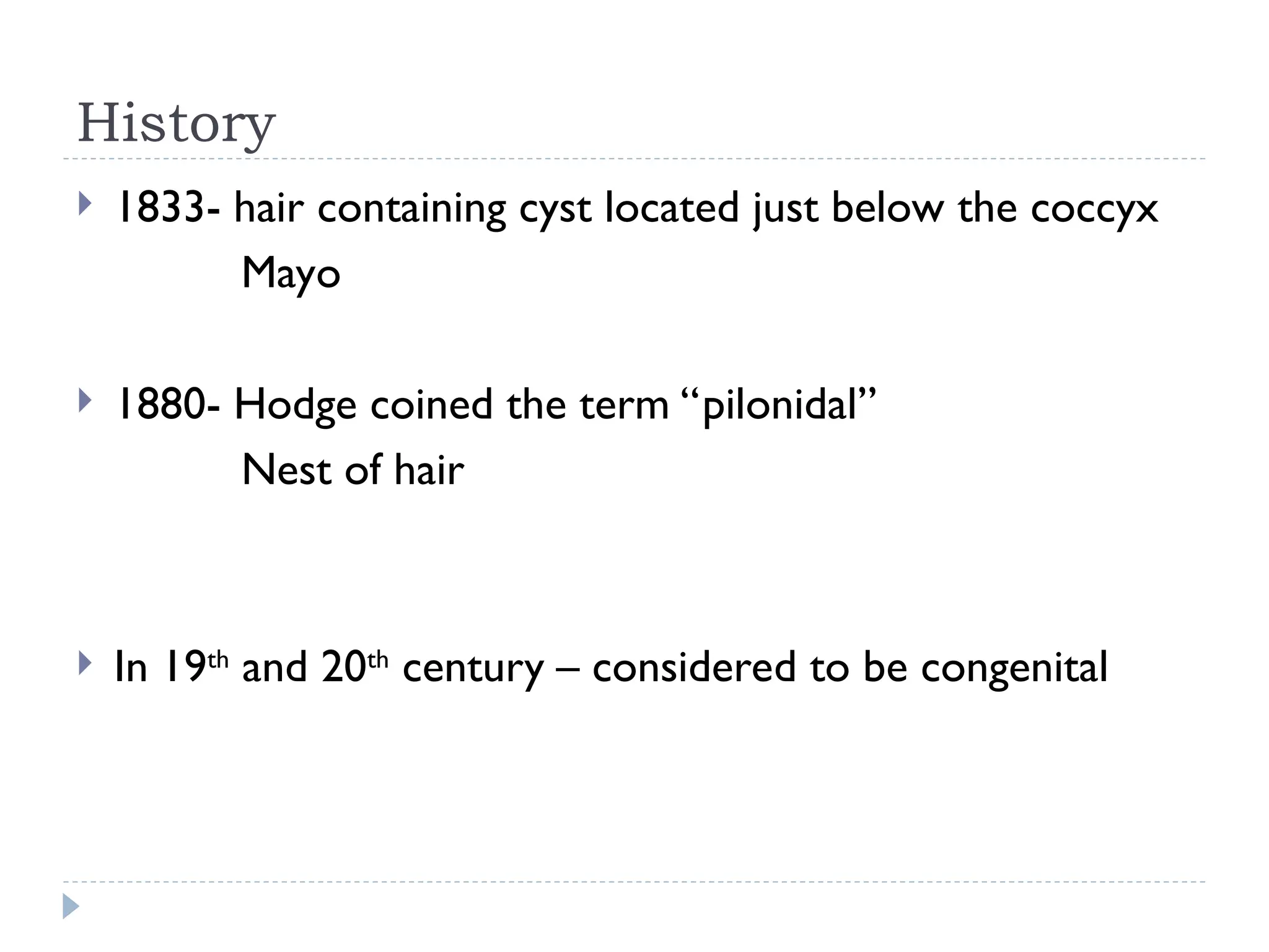 Pilonidal Sinus Definition types history examination treatment | PPT