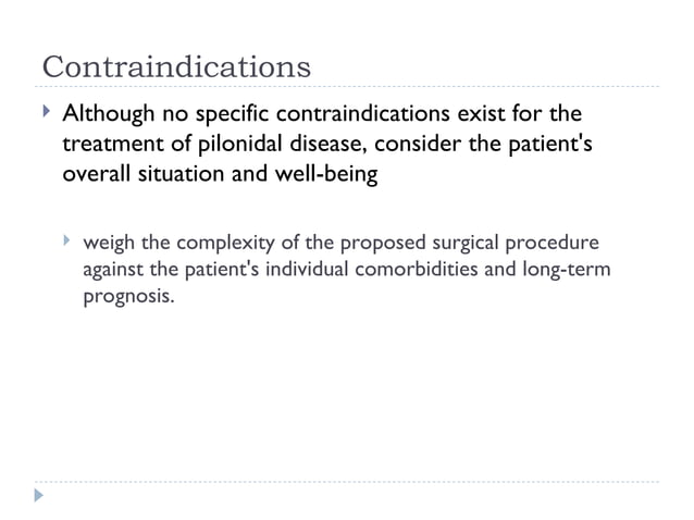 Pilonidal Sinus Definition types history examination treatment | PPT