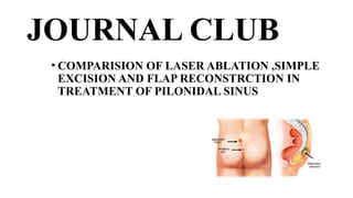 PILONIDAL SINUS ETIOLOGY DIAGNOSIS TREATMENT .pptx
